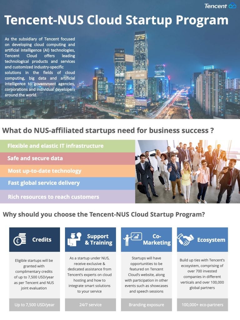 Tencent-NUS Cloud Startup Program - NUS Enterprise