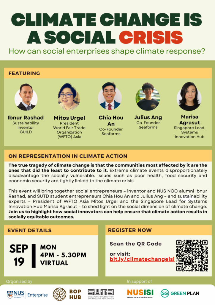 Climate Change is a Social Crisis: How Social Entrepreneurs can Shape ...