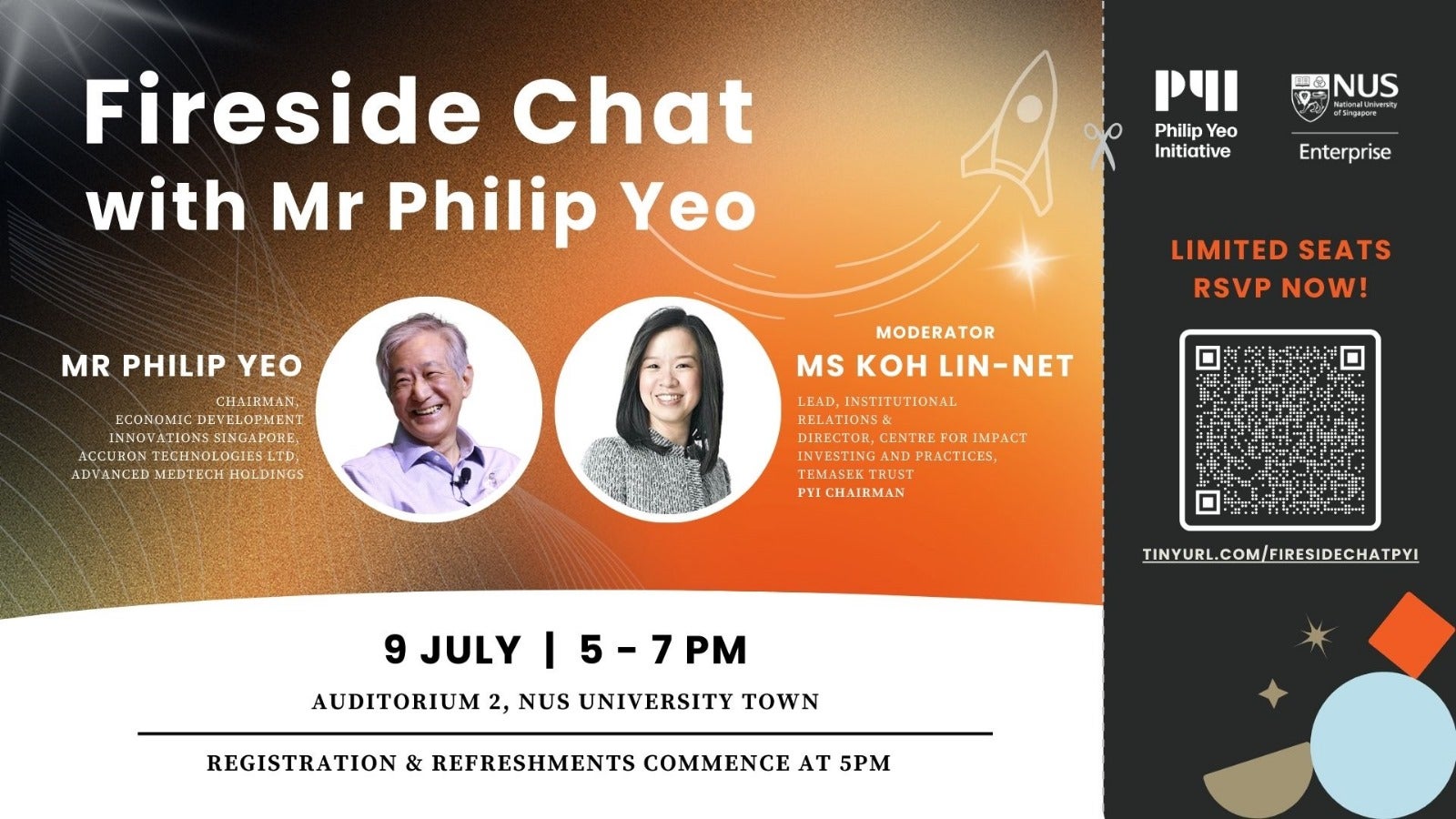 Fireside Chat with Mr Philip Yeo - NUS Enterprise